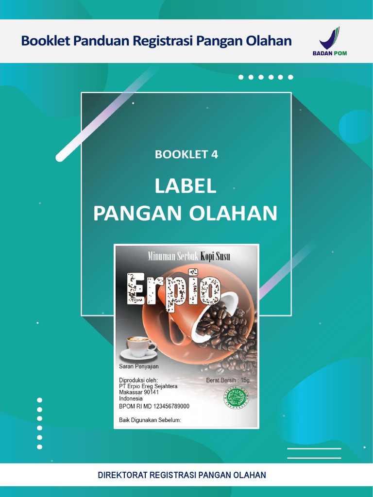 Panduan Label Pangan Olahan BPOM | PDF