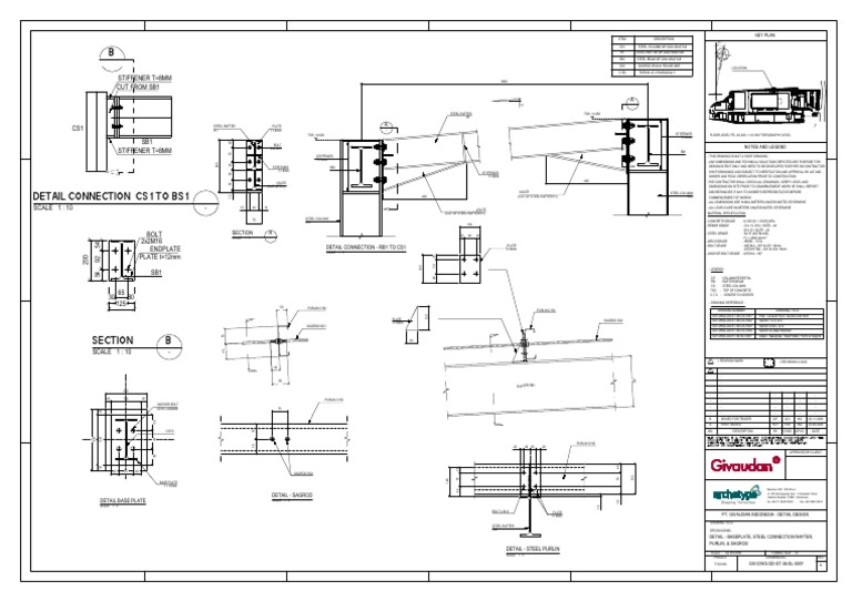 GIV-DWG-DD-ST-36-SL-5001 - RB - DETAIL - STEEL RAFTER, PURLIN, & SAGROD ...