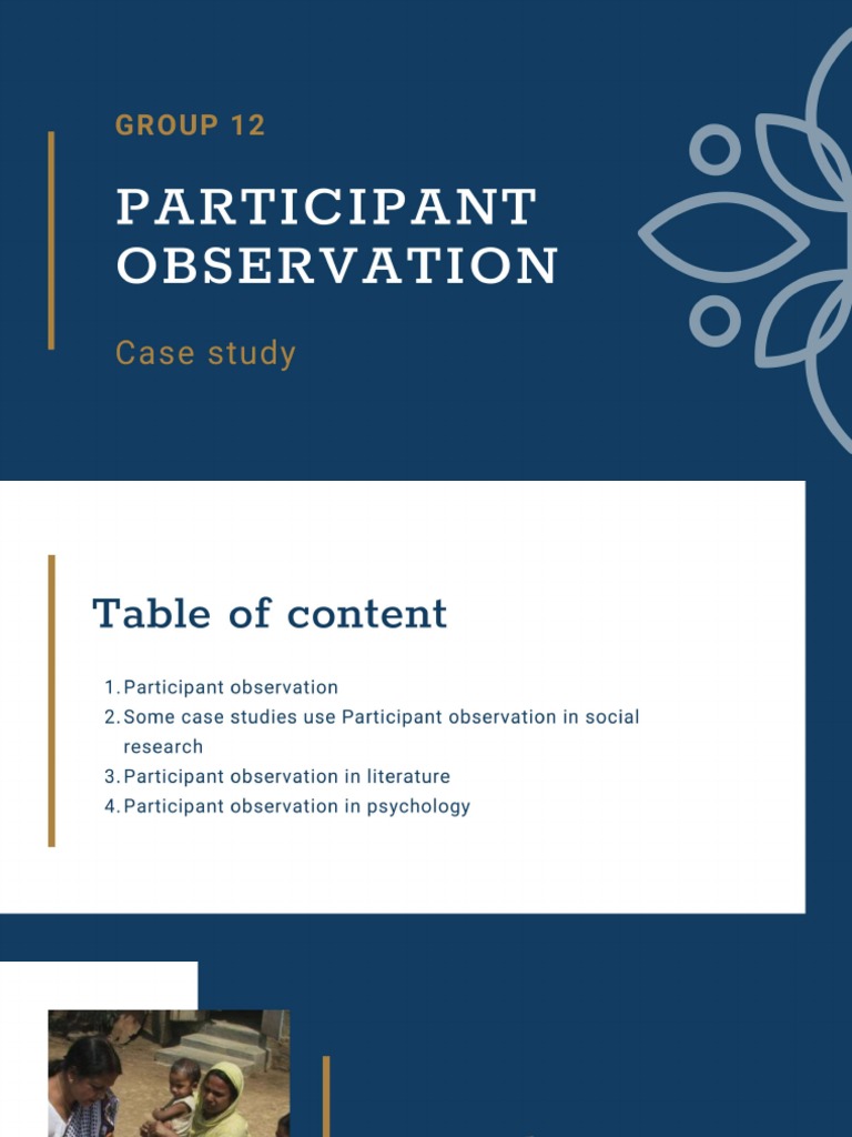 Participant Observation | PDF