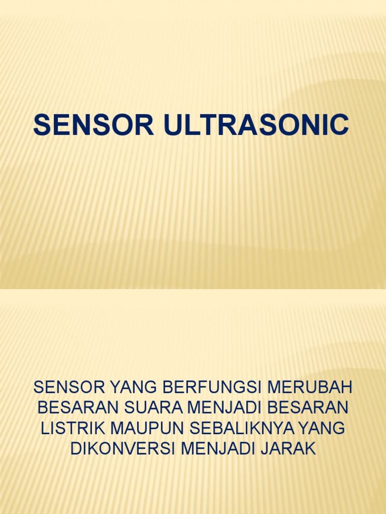 ULTRASONIC | PDF
