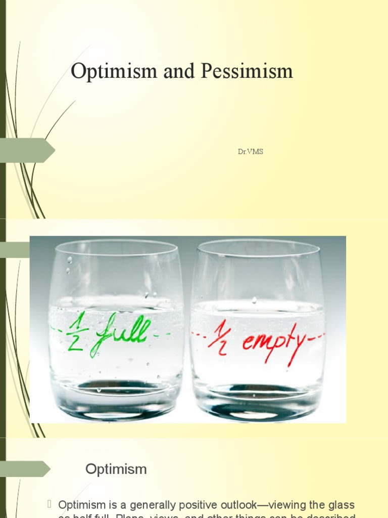 Optimism and Pessimism | PDF