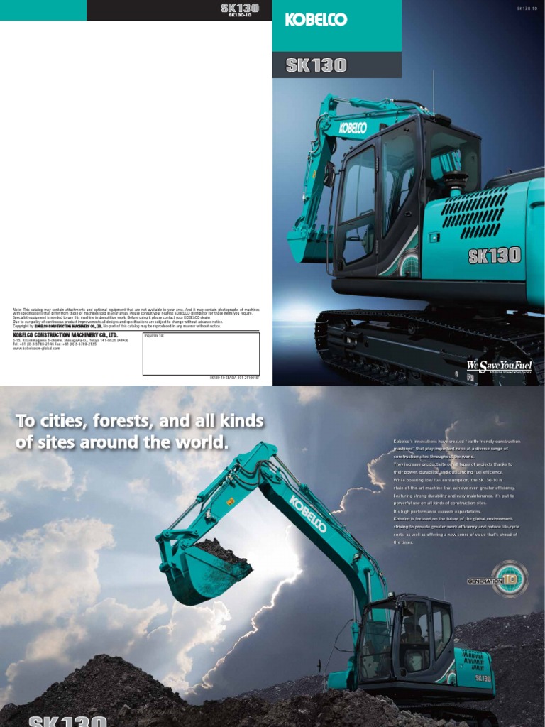 SK130 10 PDF | PDF | Engines | Diesel Engine