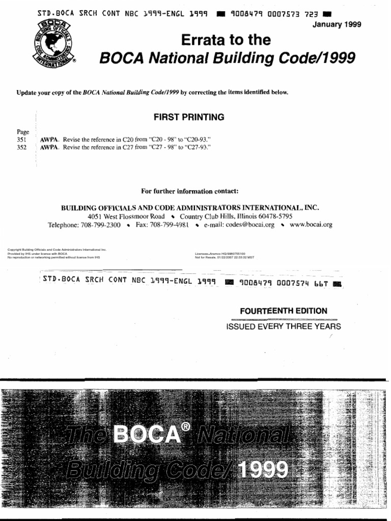 Boca National Building Code | PDF | Justice | Crime & Violence