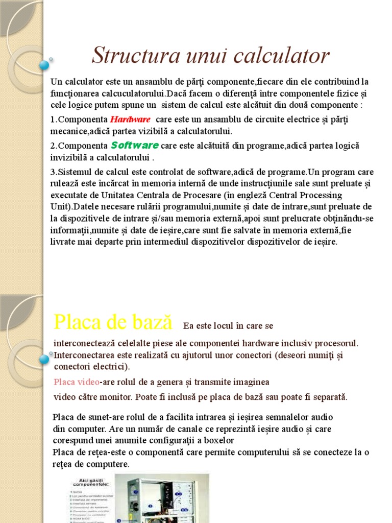 Structura Unui Calculator | PDF