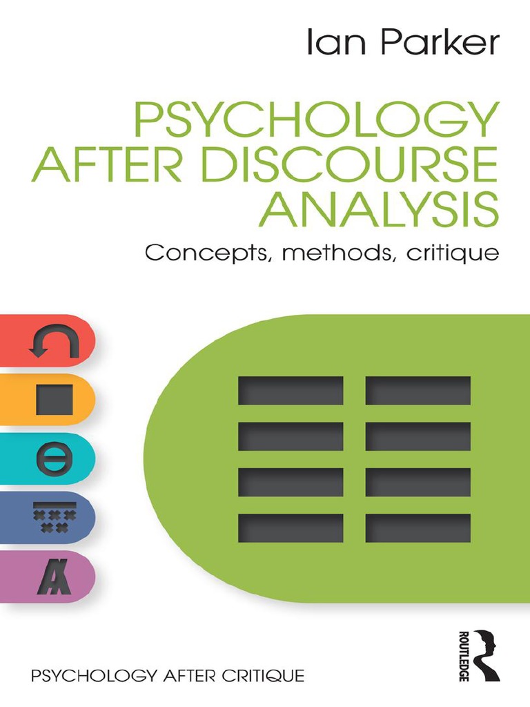 Ian Parker - Psychology After Discourse Analysis - Concepts, Methods ...