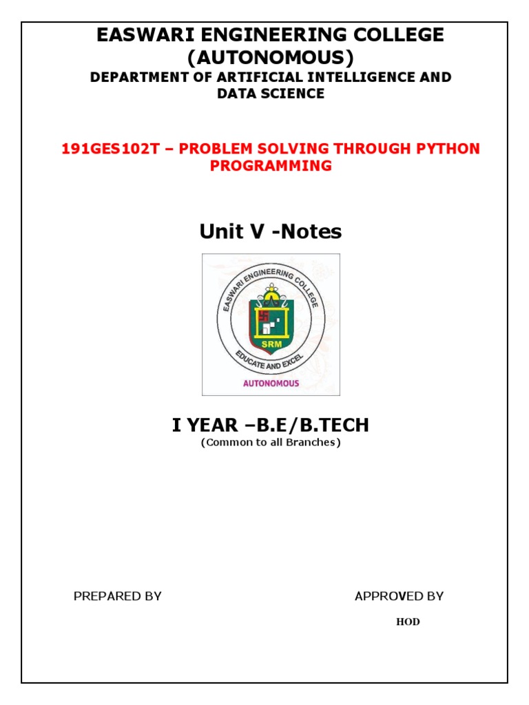 Unit 5 Files And Exceptions Pdf Computer File Parameter Computer Programming