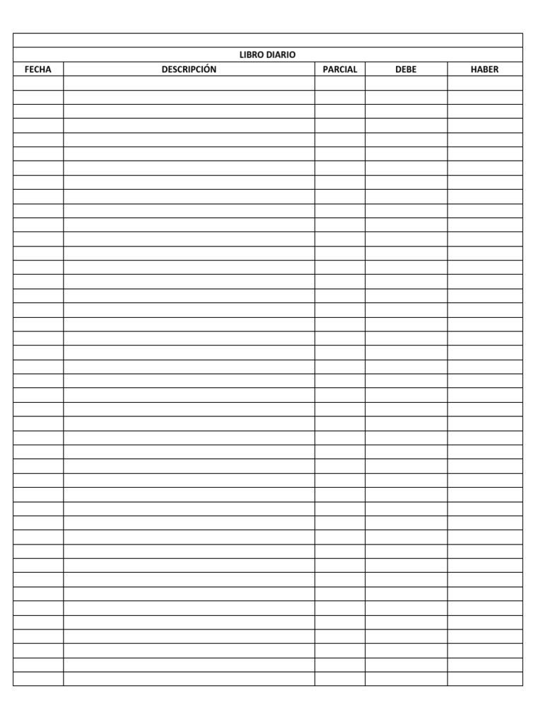 Libro Diario PDF | PDF