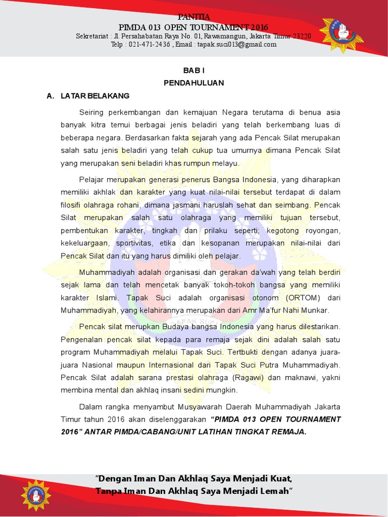 Tapak Suci Open Muh Tournament Fix | PDF