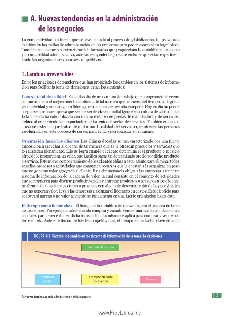 Papel de La Información Contable en La Administración | Descargar ...