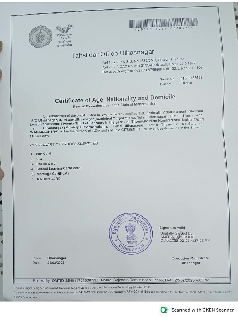 Marriage Certificate - 5 | PDF