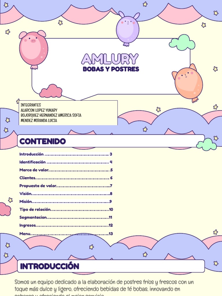 Amlury Presentacion PDF | PDF | Cliente