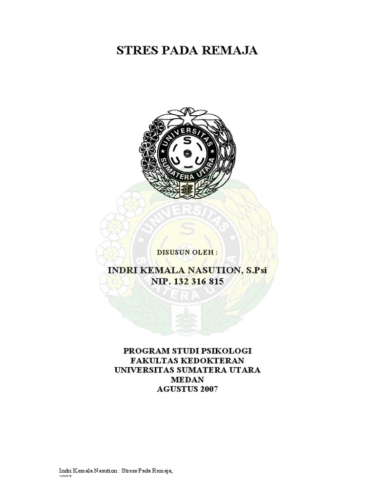 STRES PADA REMAJA-47515607-dikonversi | PDF