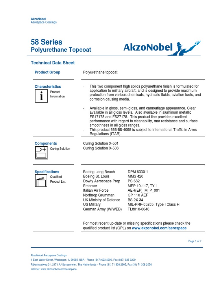 58 - Series - TDS ENAMEL X-503 | PDF | Materials | Physical Sciences