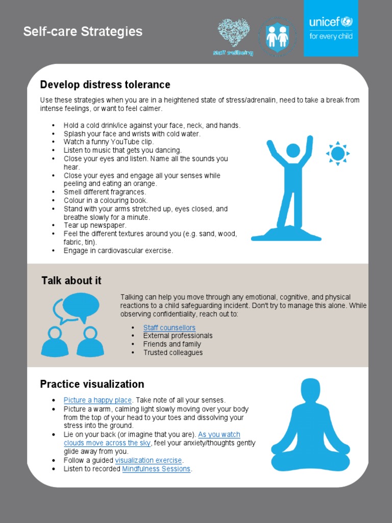 3 Self-Care Strategies PDF | PDF | Mindfulness | Relaxation (Psychology)