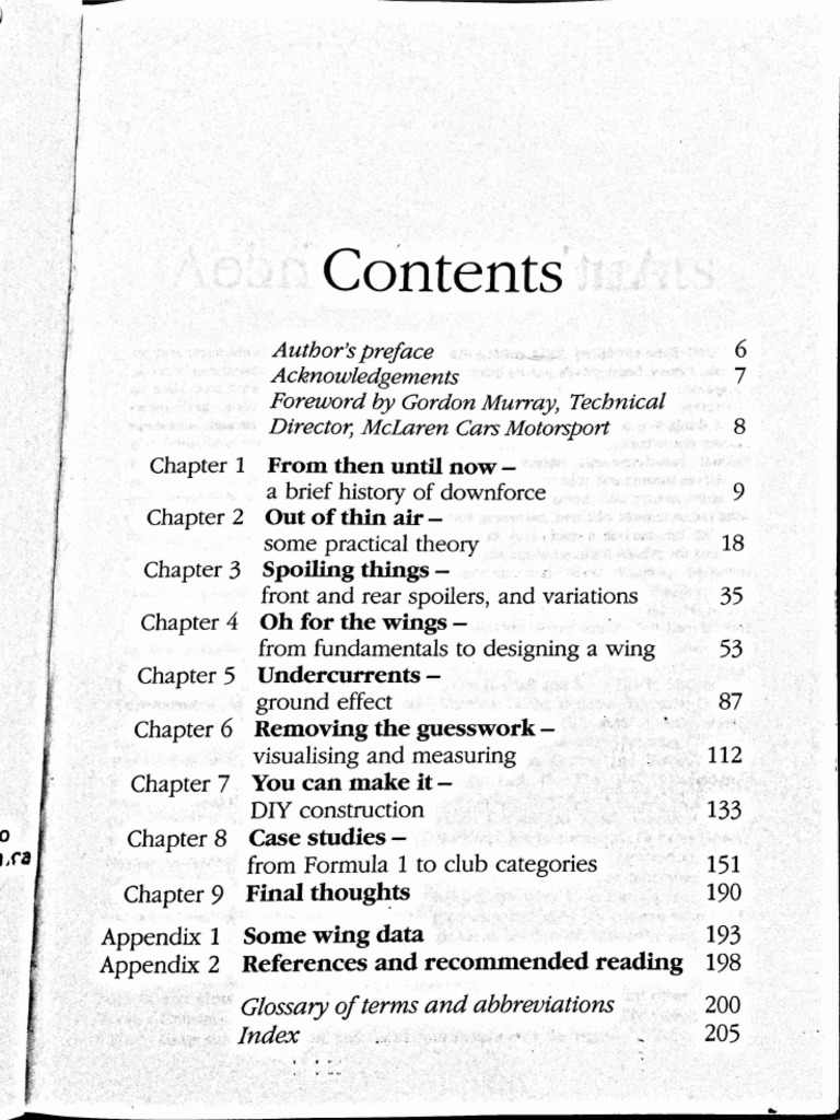 Competition Car Downforce - Simon Mcbeath | PDF