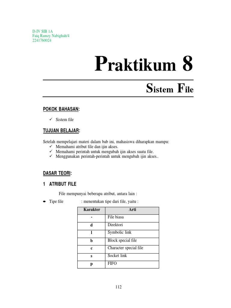 4 - D-IV SIB 1A - Faiq Ramzy Nabighah - Pertemuan 12 | PDF | Komputer