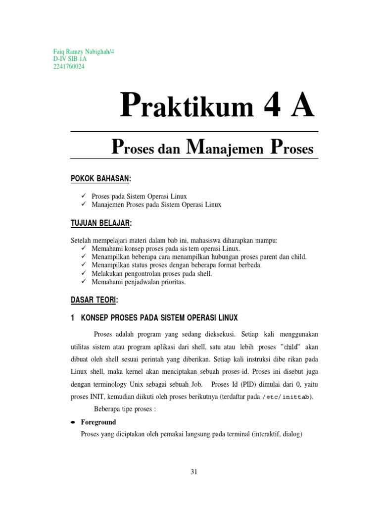 4 - Faiq Ramzy Nabighah - Pertemuan 6 - 4A | PDF