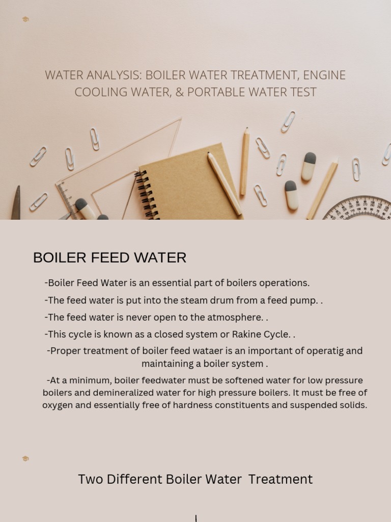 Water Testing for Industrial Systems | PDF | Boiler | Water