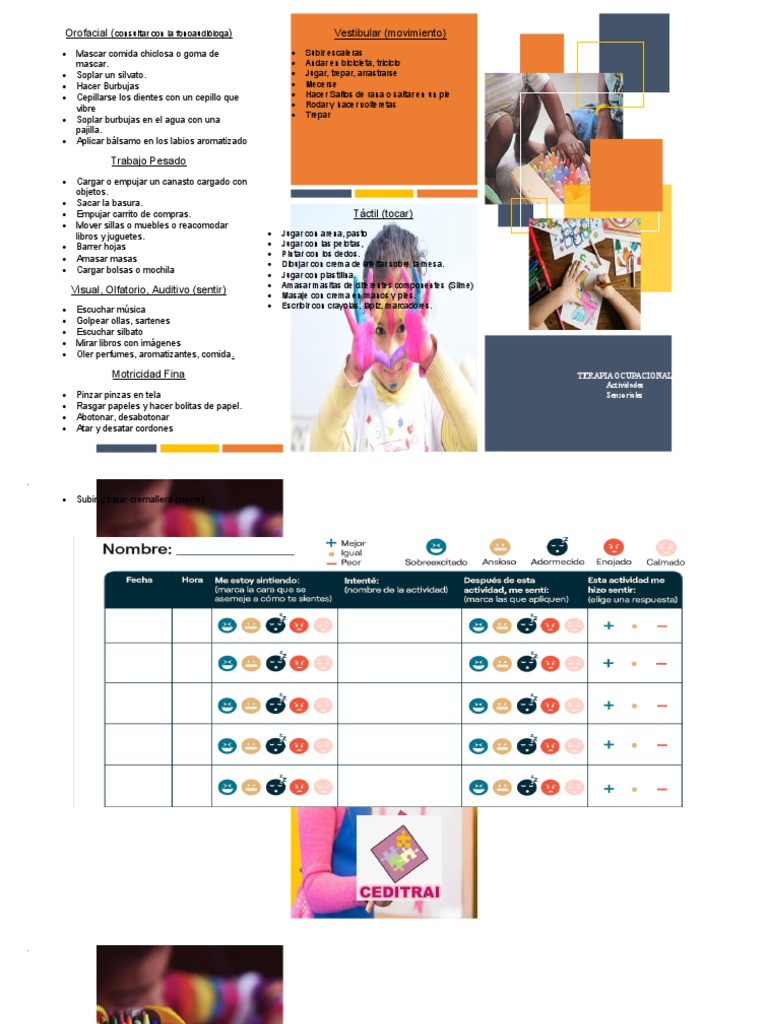 Ficha Actividades Sensorial | PDF