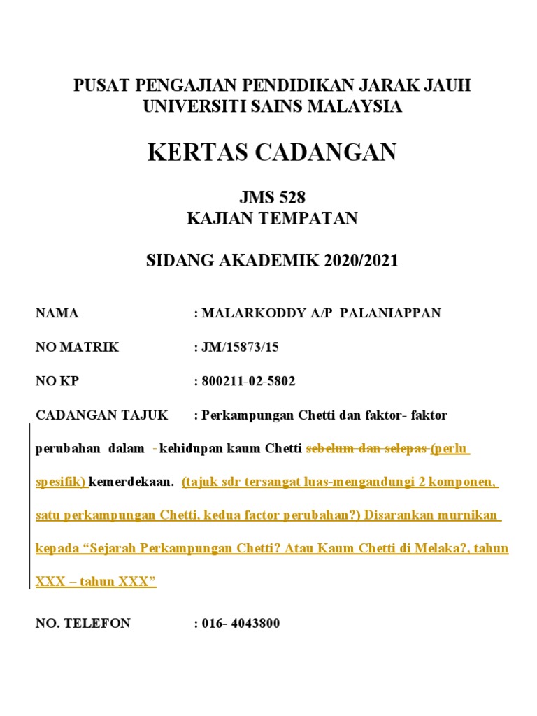 Sejarah Kaum Chetti di Melaka | PDF