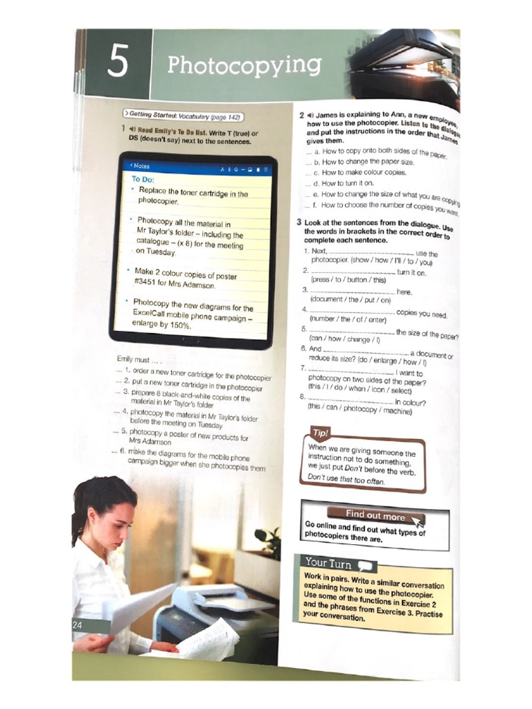 Unit 5 Photocopying and IT | PDF