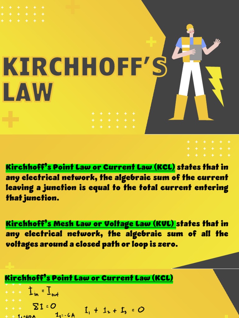 Kirchhoff's Laws Explained | PDF