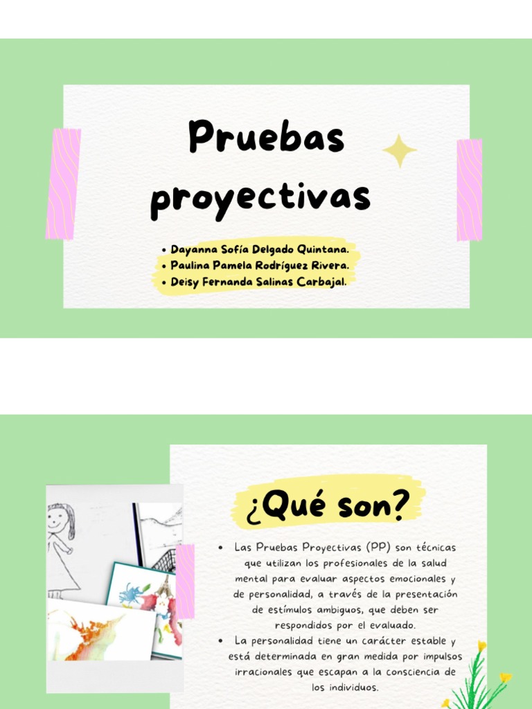 Pruebas Proyectivas PDF | PDF Pruebas Proyectivas PDF | PDF