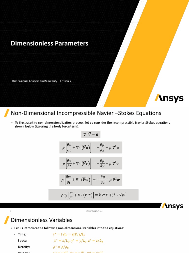 Dimensionless Parameters in Fluid Dynamics | PDF | Reynolds Number ...