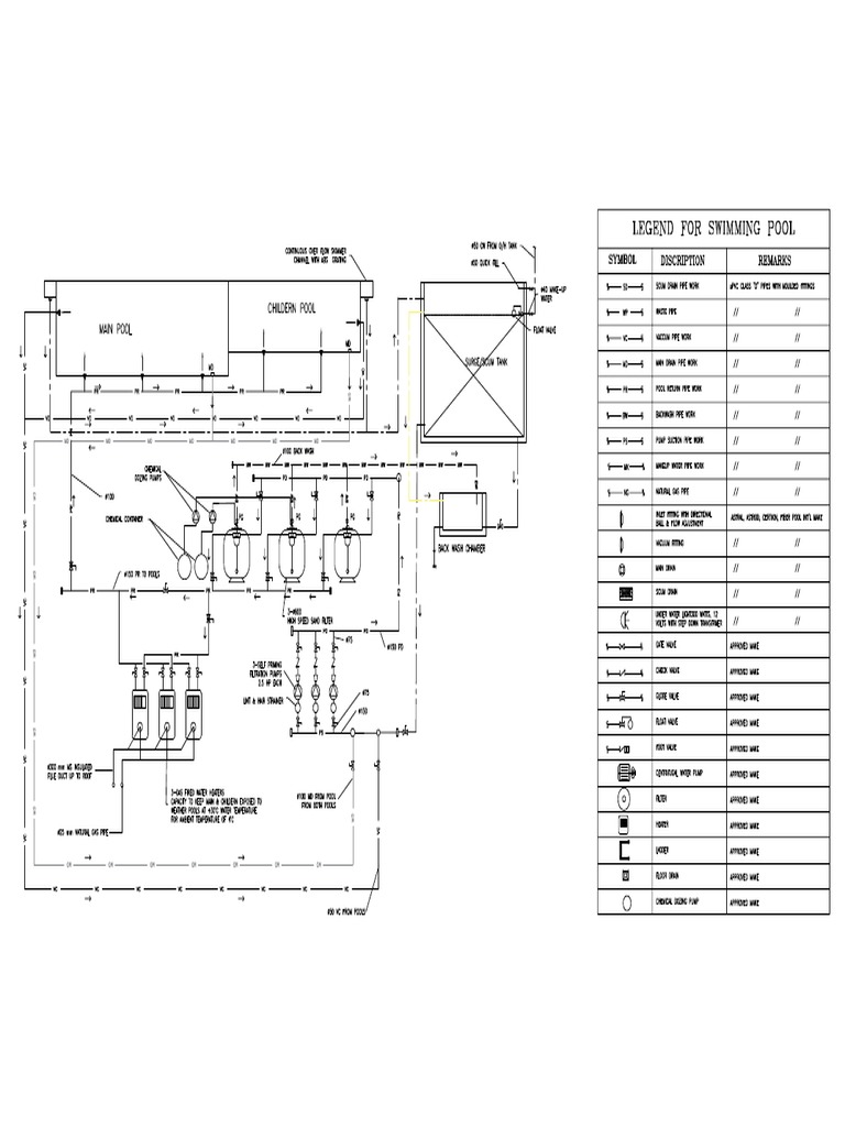 Pool Schematic Drawing | PDF