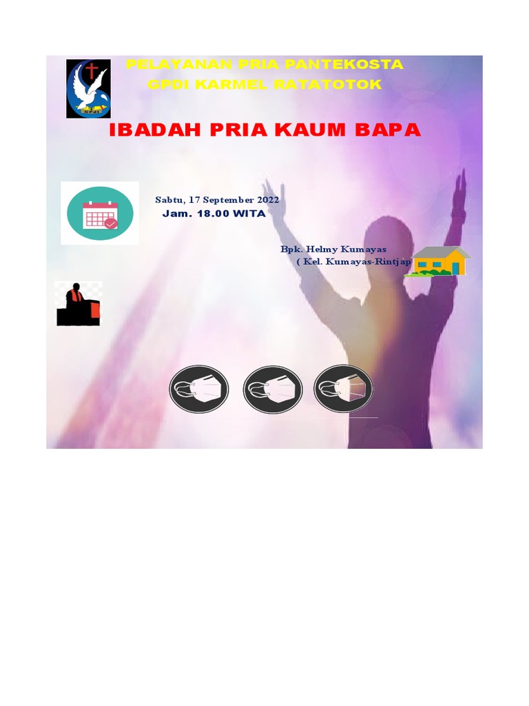 Pelayanan Pria Gpdi | PDF