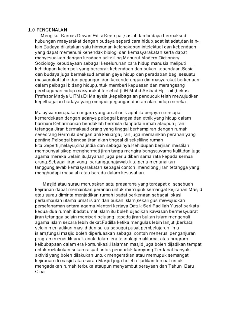 Nota BM Kata Tugas | PDF