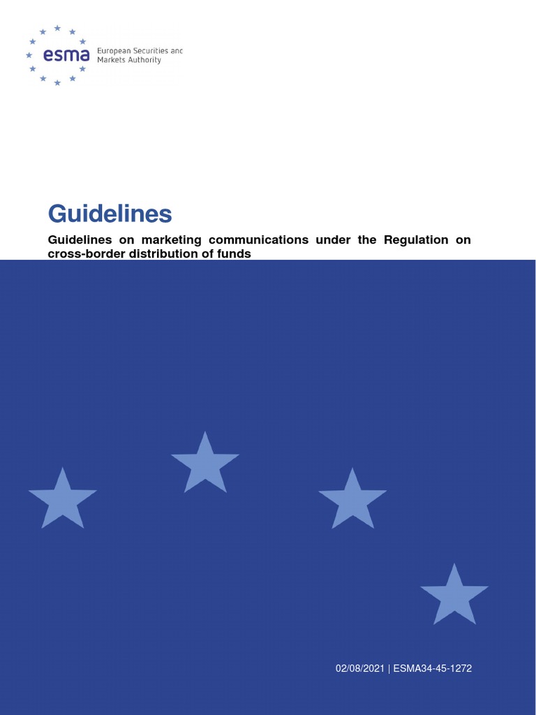 Esma34-45-1272 Guidelines On Marketing Communications | PDF ...