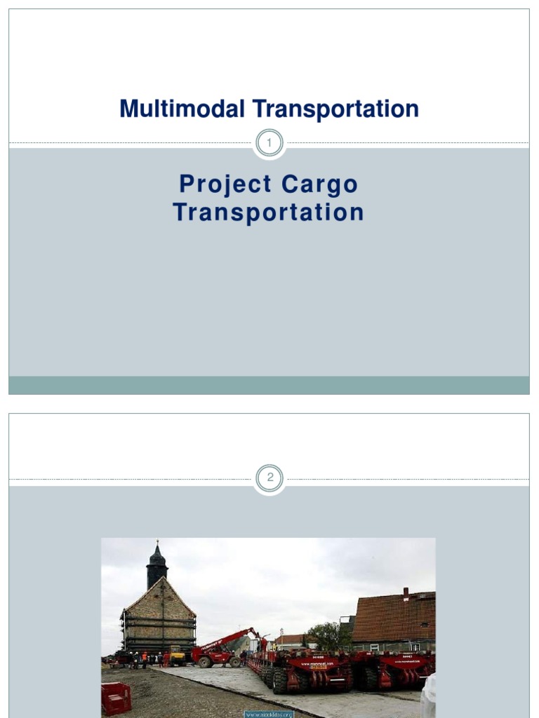 Multimodal & Project Cargo Transportation | PDF | Cargo | Transport