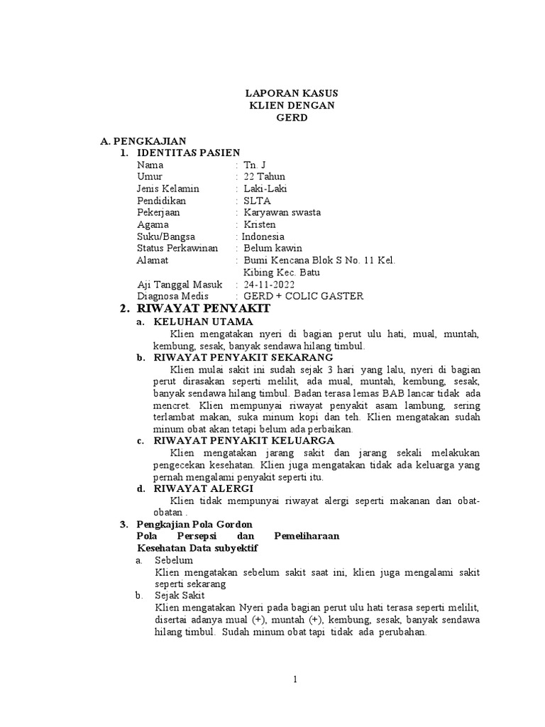 LK KMB Gerd | PDF | Kesehatan Holistik