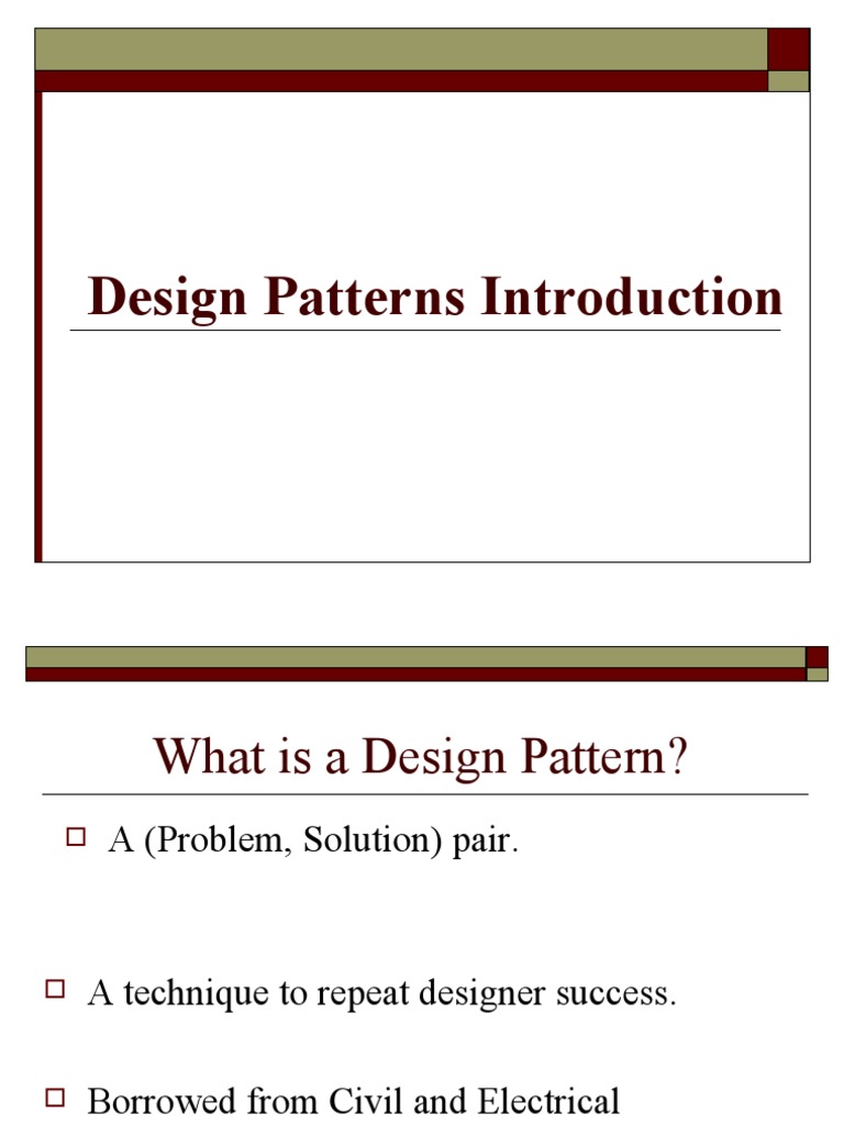 Design Patterns | PDF | Model–View–Controller | Inheritance (Object ... Design Patterns | PDF | Model–View–Controller | Inheritance (Object ...