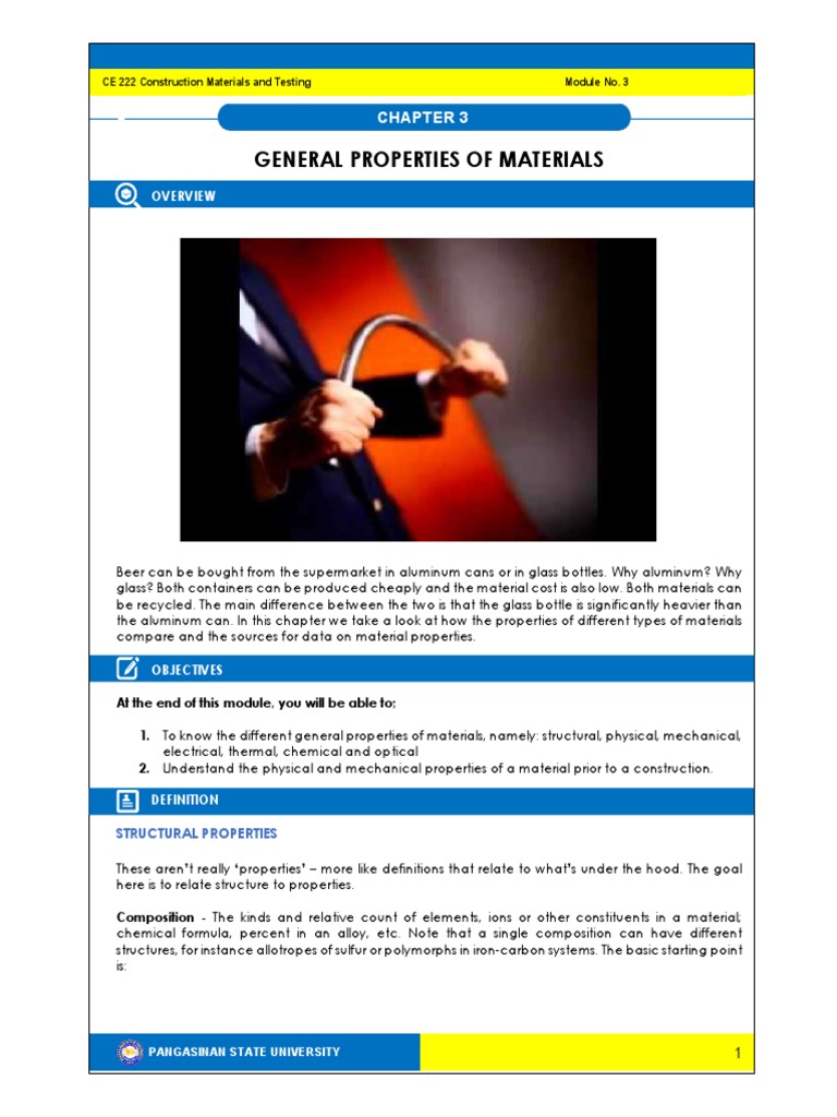 Module 3 General Properties Of Materials Pdf Download Free Pdf