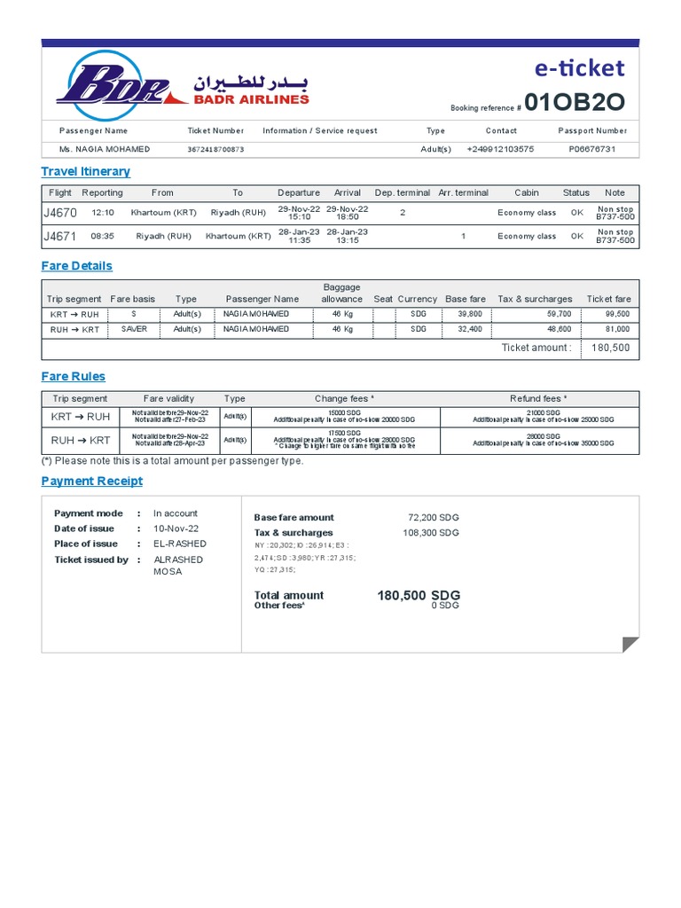 Billet 3 PDF | PDF | Fare | Passenger Rail Transport
