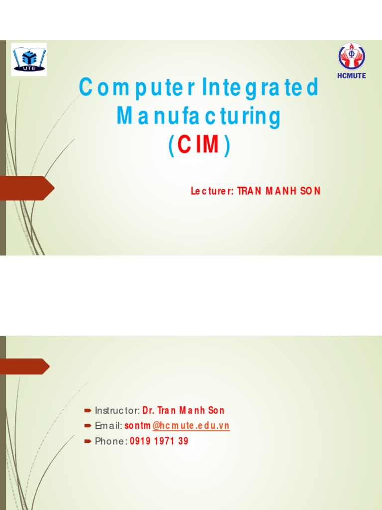 Chapter 3 - Element of CIM - Updated | PDF | Programmable Logic Controller | Numerical Control