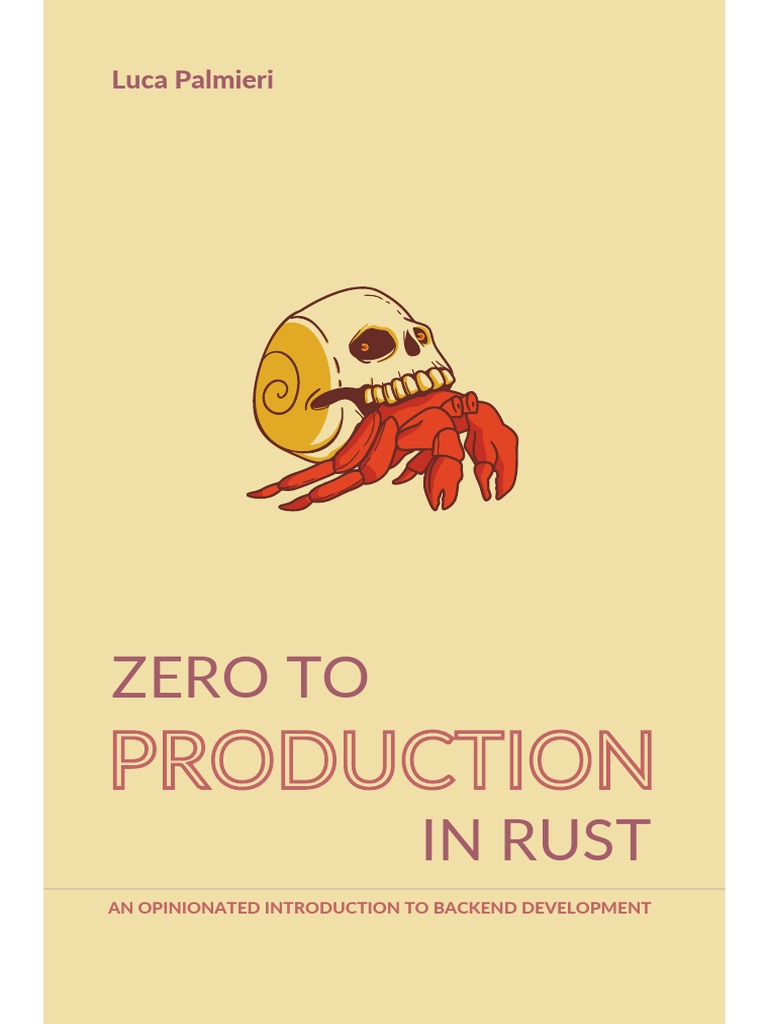 Zero 2 Prod Rust Pdf Business Technology And Engineering