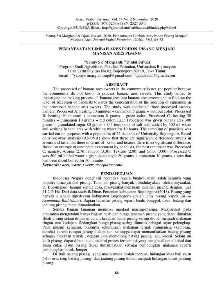 Ares Pisang 1 | PDF
