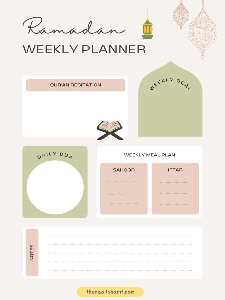 Ramadan Planner 2023 PDF | PDF