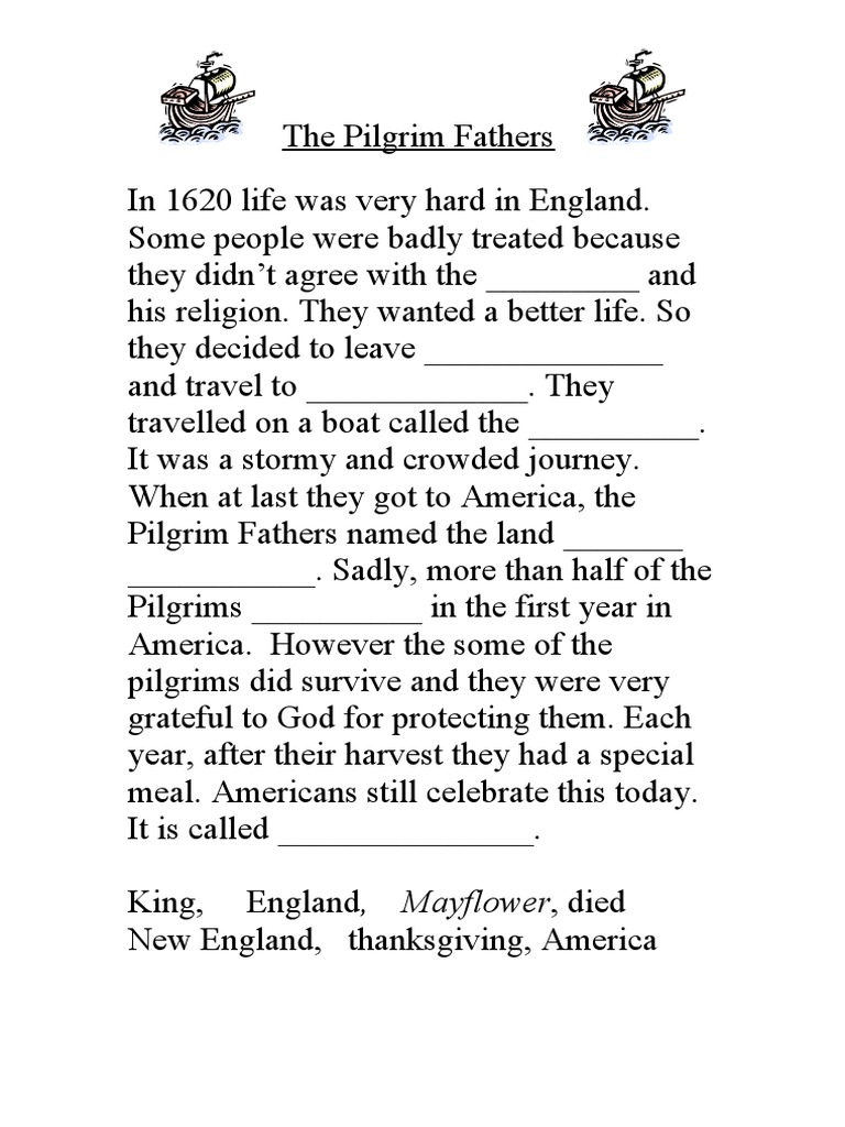 Pilgrim - Fathers Elementary Text | PDF