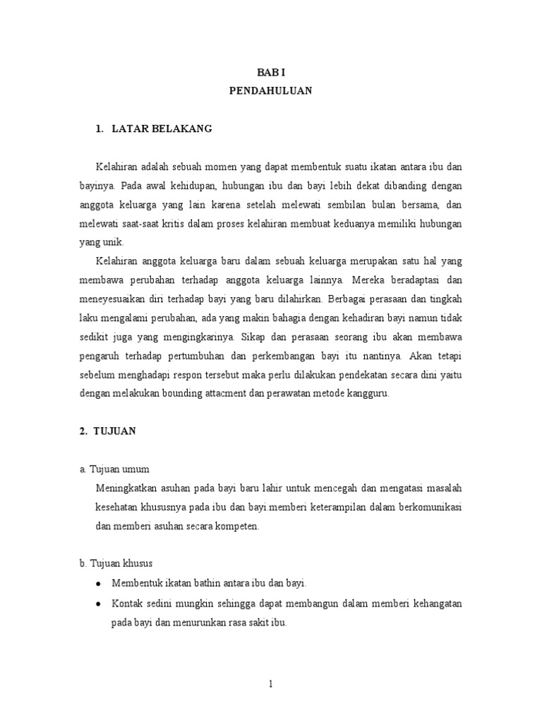 Memperkuat Ikatan Ibu dan Bayi Baru Lahir Melalui Bounding Attachment ...