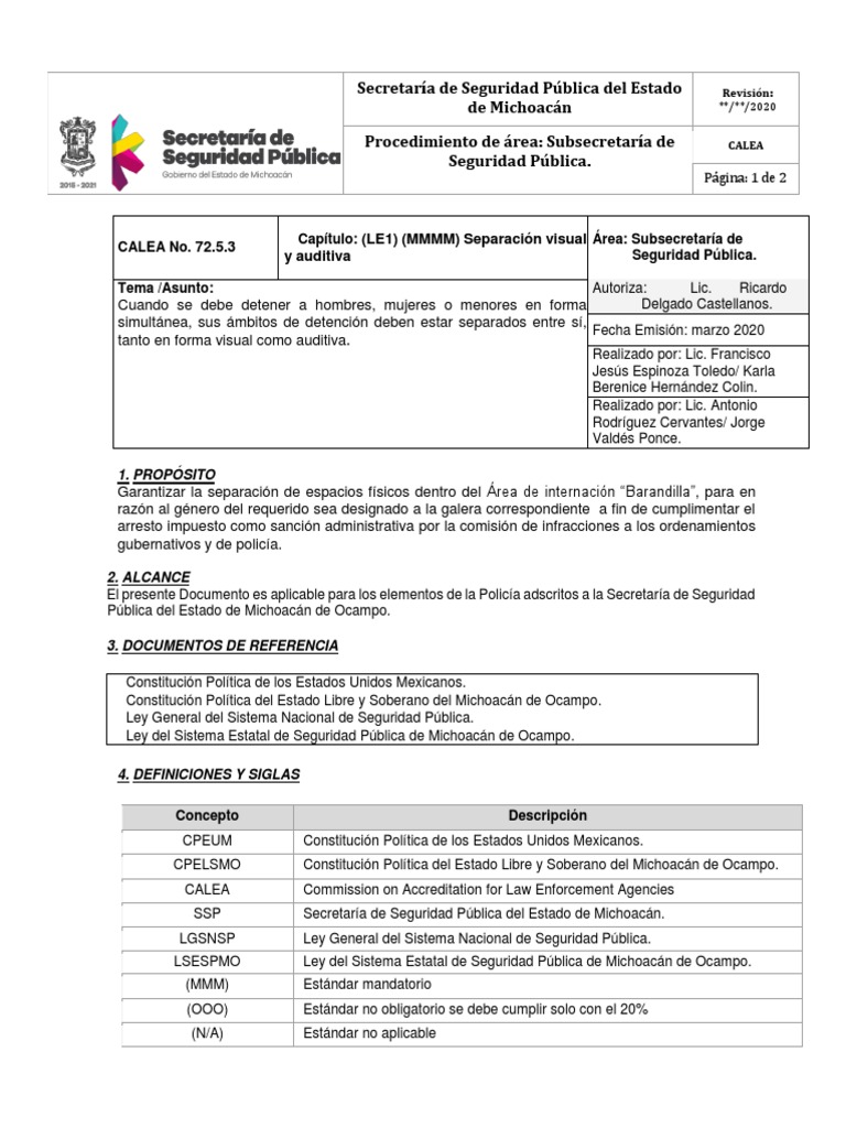 72.5.3 (LE1) (M M M M) Separación Visual y Auditiva | PDF | Estado (política) | Gobierno