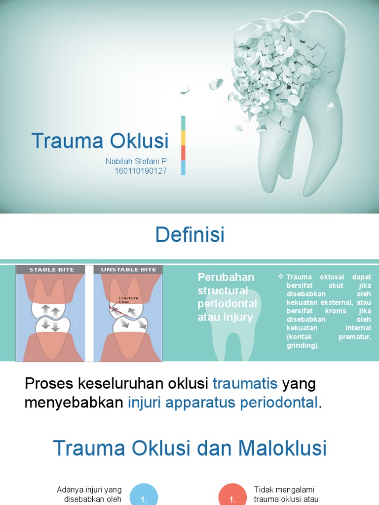Trauma Oklusi | PDF