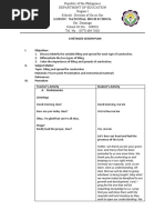 Detailed Lesson Plan in Tools and Equipment in Dessert Making | PDF ...