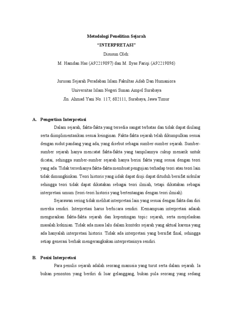 Interpretasi PDF | PDF