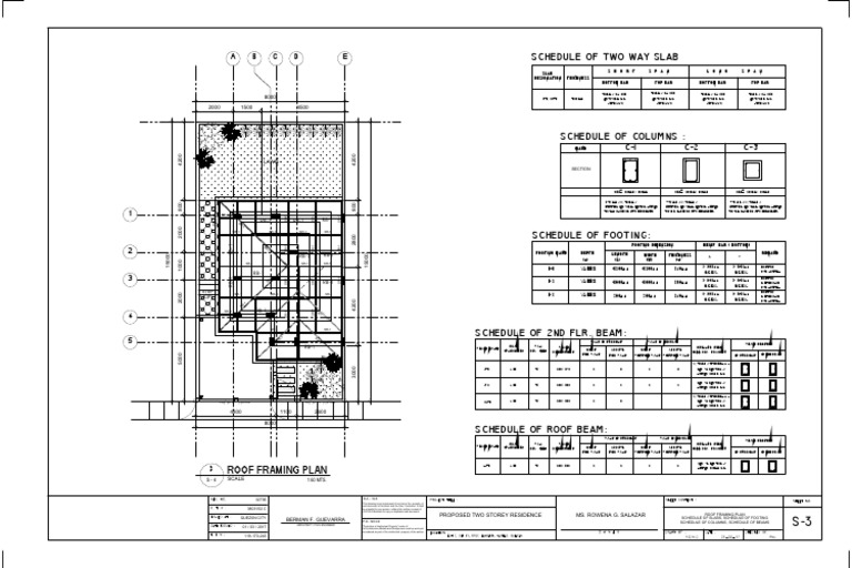 Roof Framing Plan | PDF | Architectural Elements | Building Engineering
