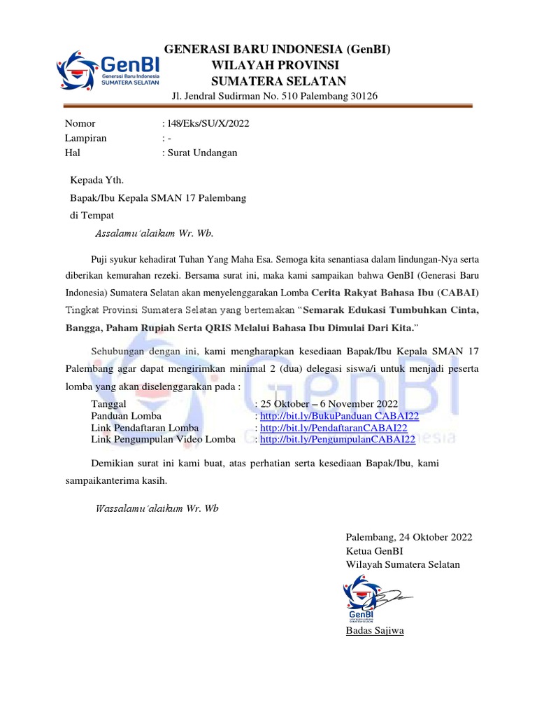 Lomba Cerita Rakyat Bahasa Ibu Sumsel | PDF