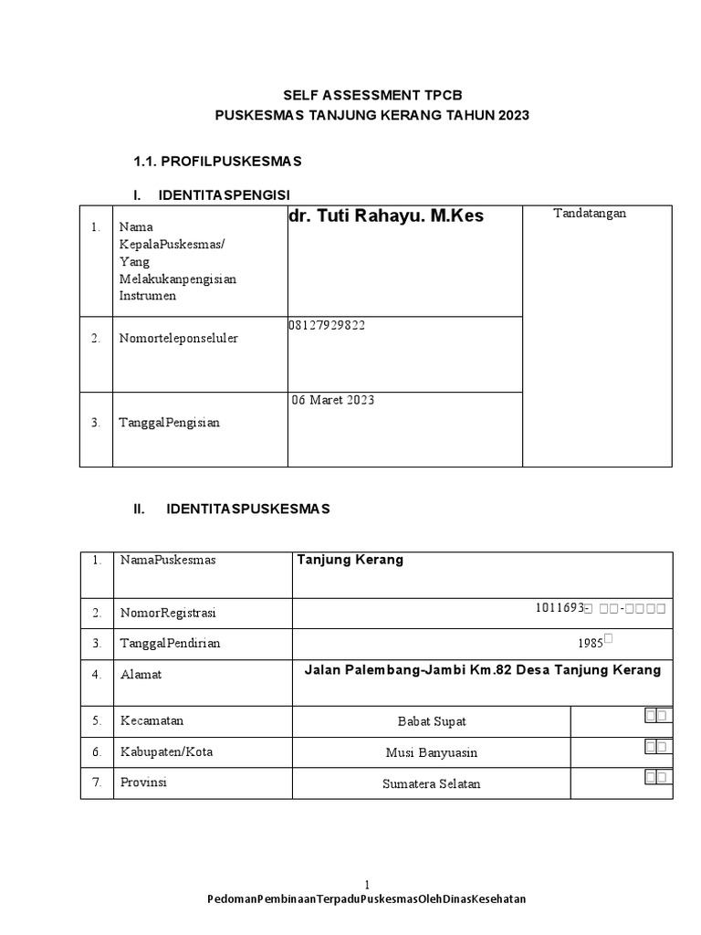 Baru-Instrumen TPCB | PDF